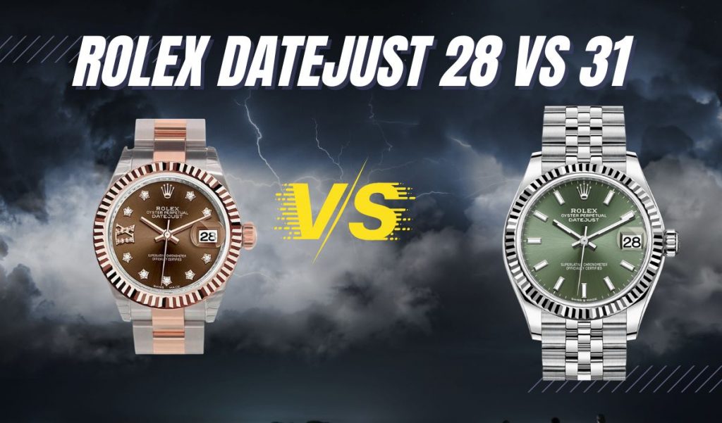 Rolex Lady Datejust 28mm Vs. 31mm (MORE Than Just Design!)
