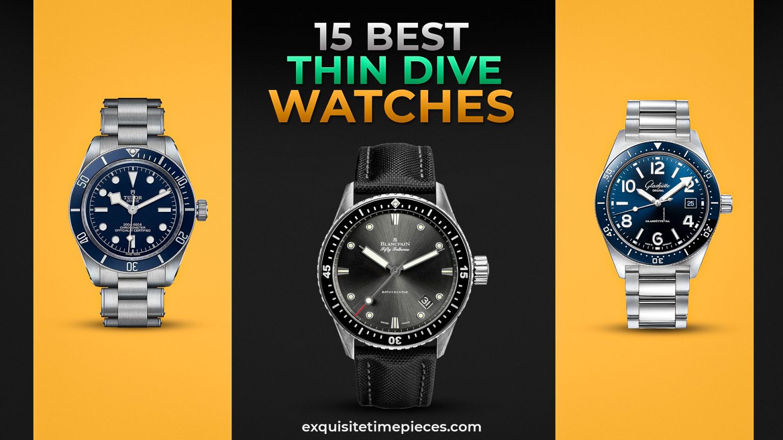 16 BEST Thin Dive Watches that are SLIM AND STYLISH! (2025)